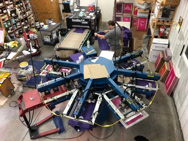 Screen Printing – Checkered Flag